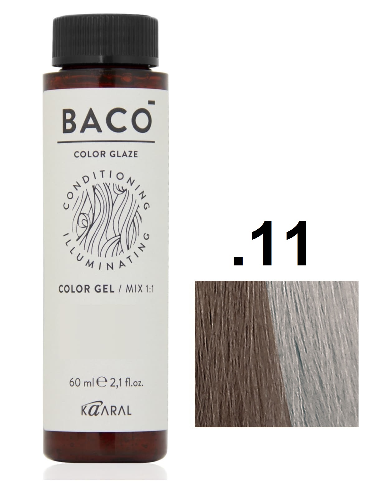 KAARAL Baco Color Glaze .11 титан 60 мл | Дельфин - оснащение и ...